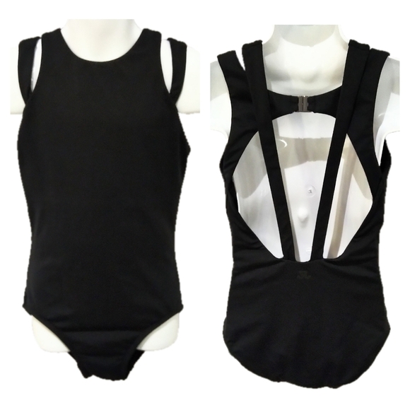 Jo + Jax | Costumes | Jo Jax Ignite Leotard Black Youth Large | Poshmark